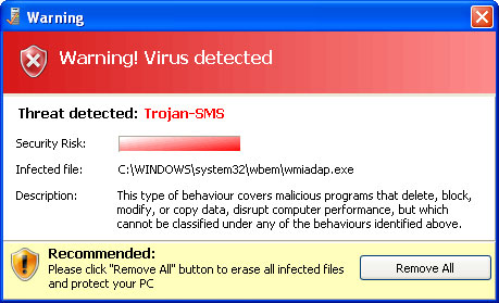 Get rid of Trojan-sms popup generated by Windows Smart Warden adware or ...
