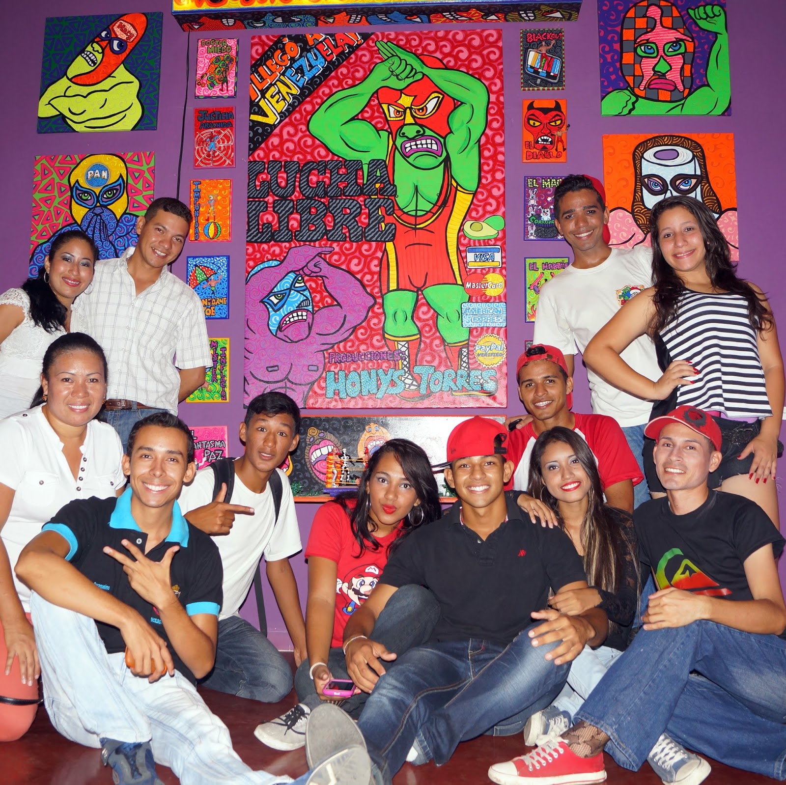 Honys Torres Artista Neo POP: Inauguración Matarile Lire Ron