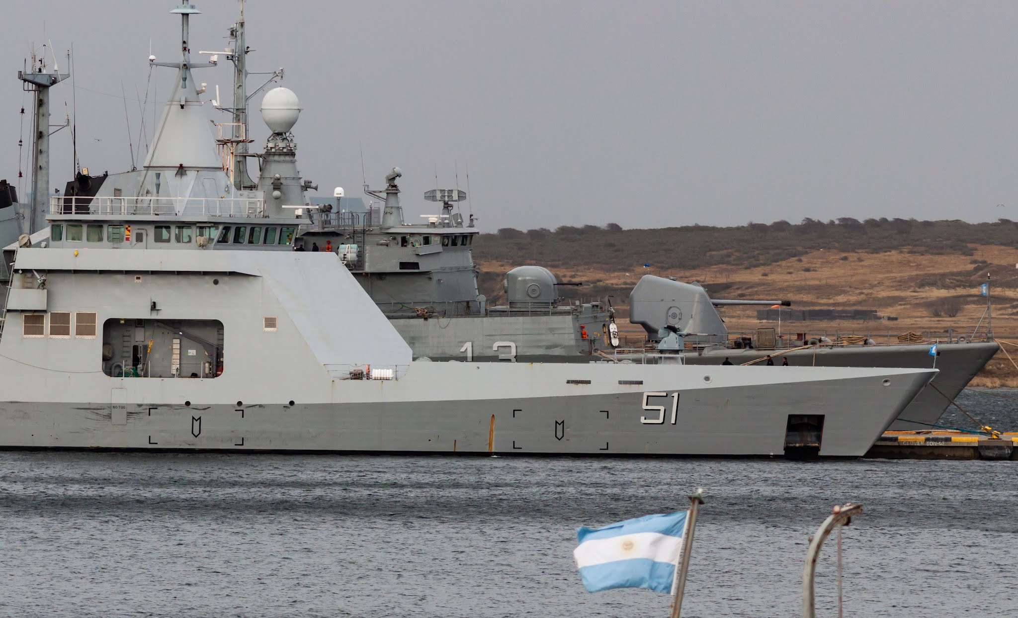 Patrullero Oceánico ARA "Bouchard" (P-51) de la Armada Argentina ...