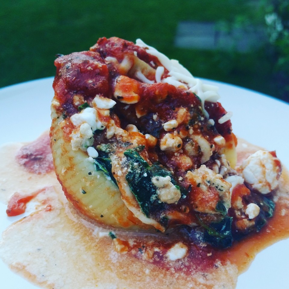 Healthy Stuffed Italian Shells ~ Christie Koester