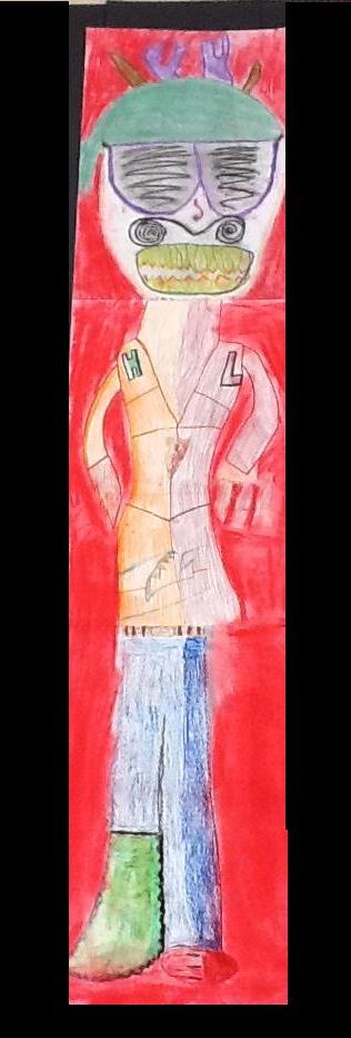 C.I.C.S. Bucktown Art: Middle school exquisite Corpse