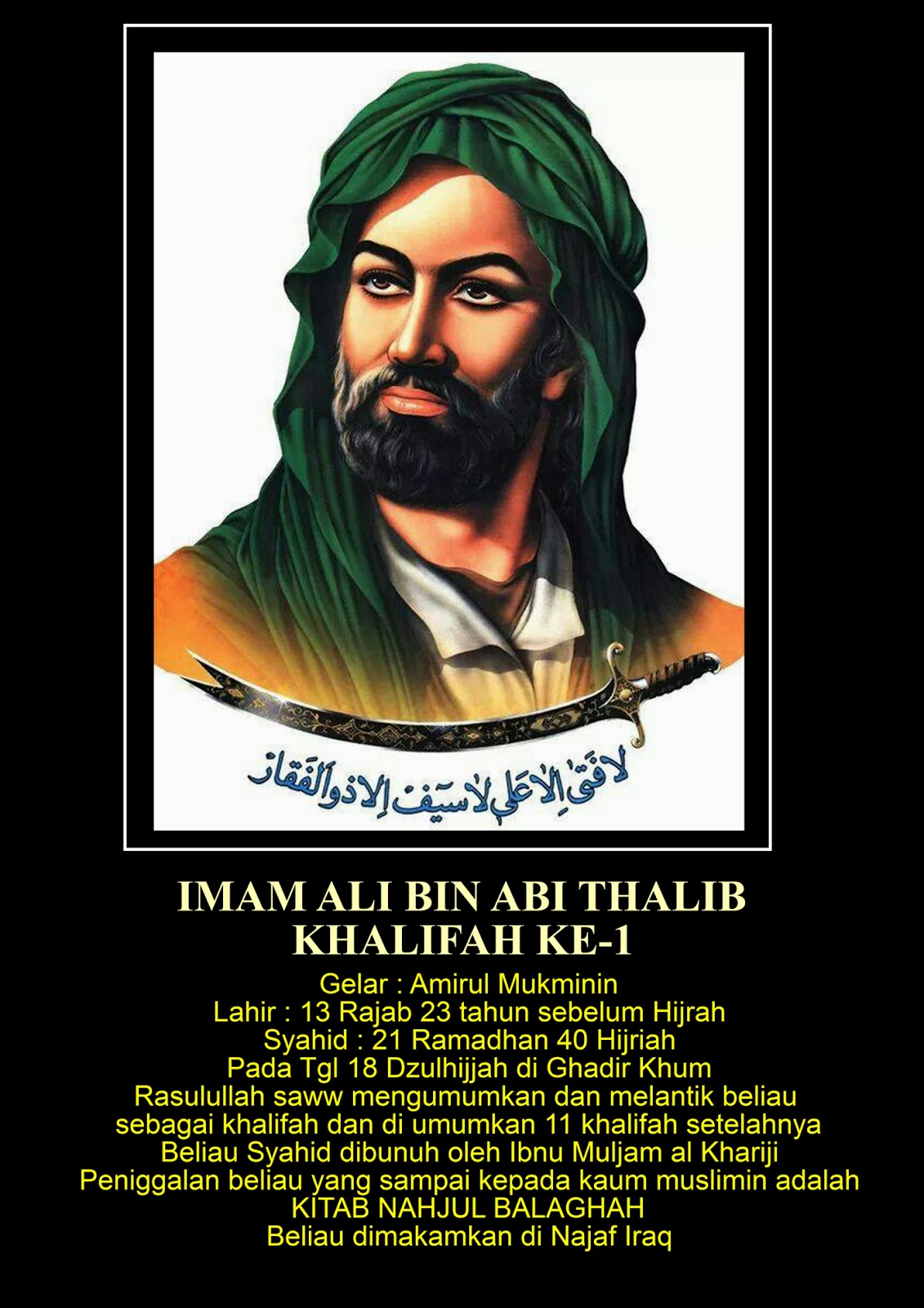 Kata Kata Ali bin Abi thalib