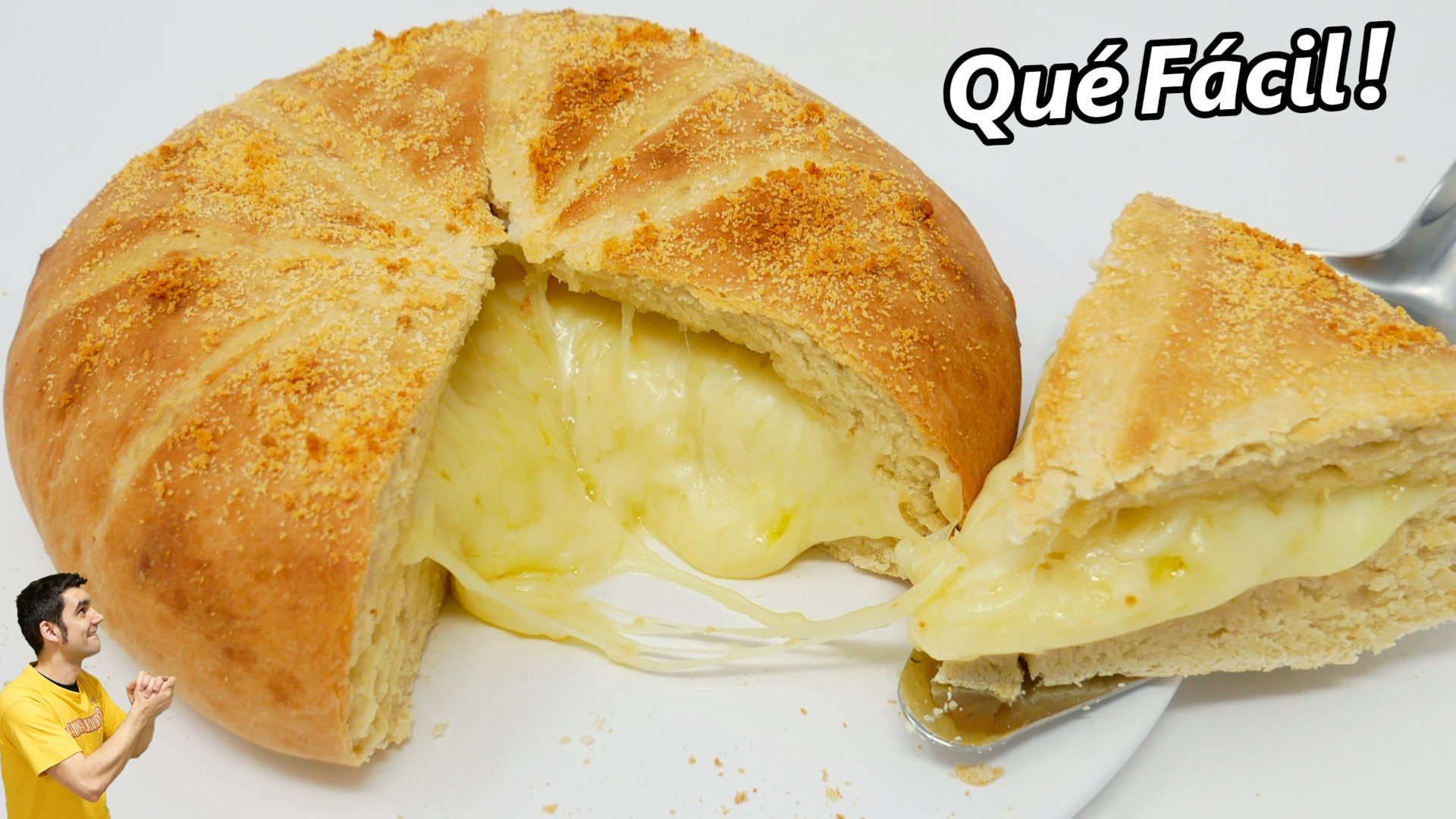 Pan relleno de queso