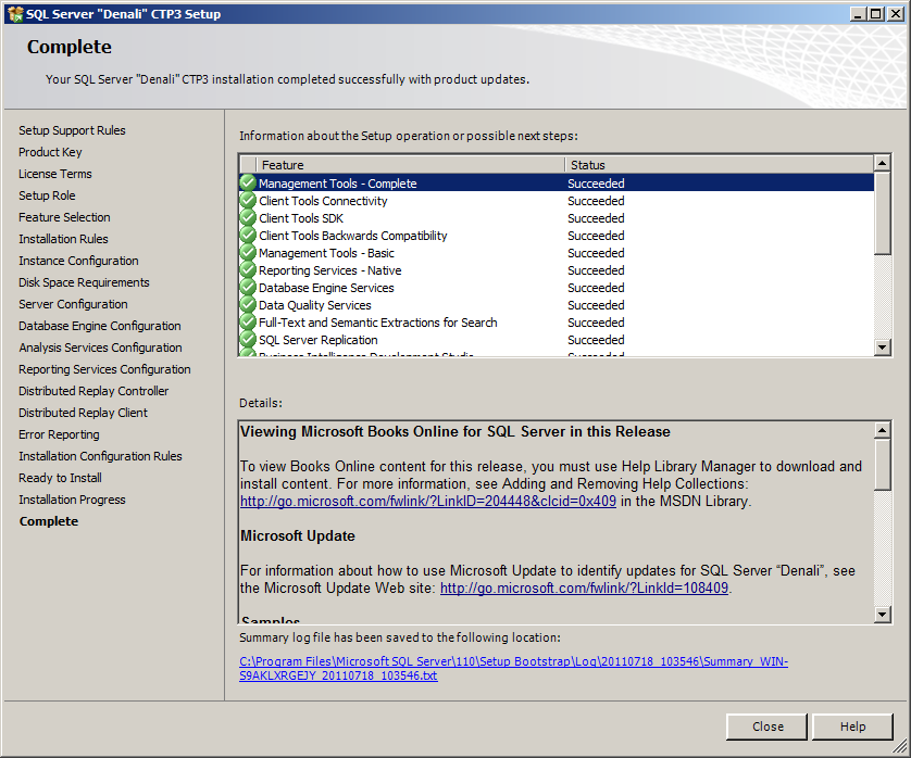 Bi Future Blog Installing Sql Server Denali Ctp3 Walkthrough