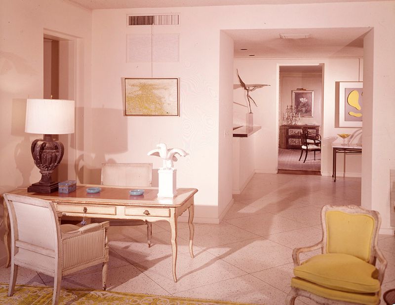 Inside of the Theodore Newton Law Residence in 1965 Through Fascinating ...