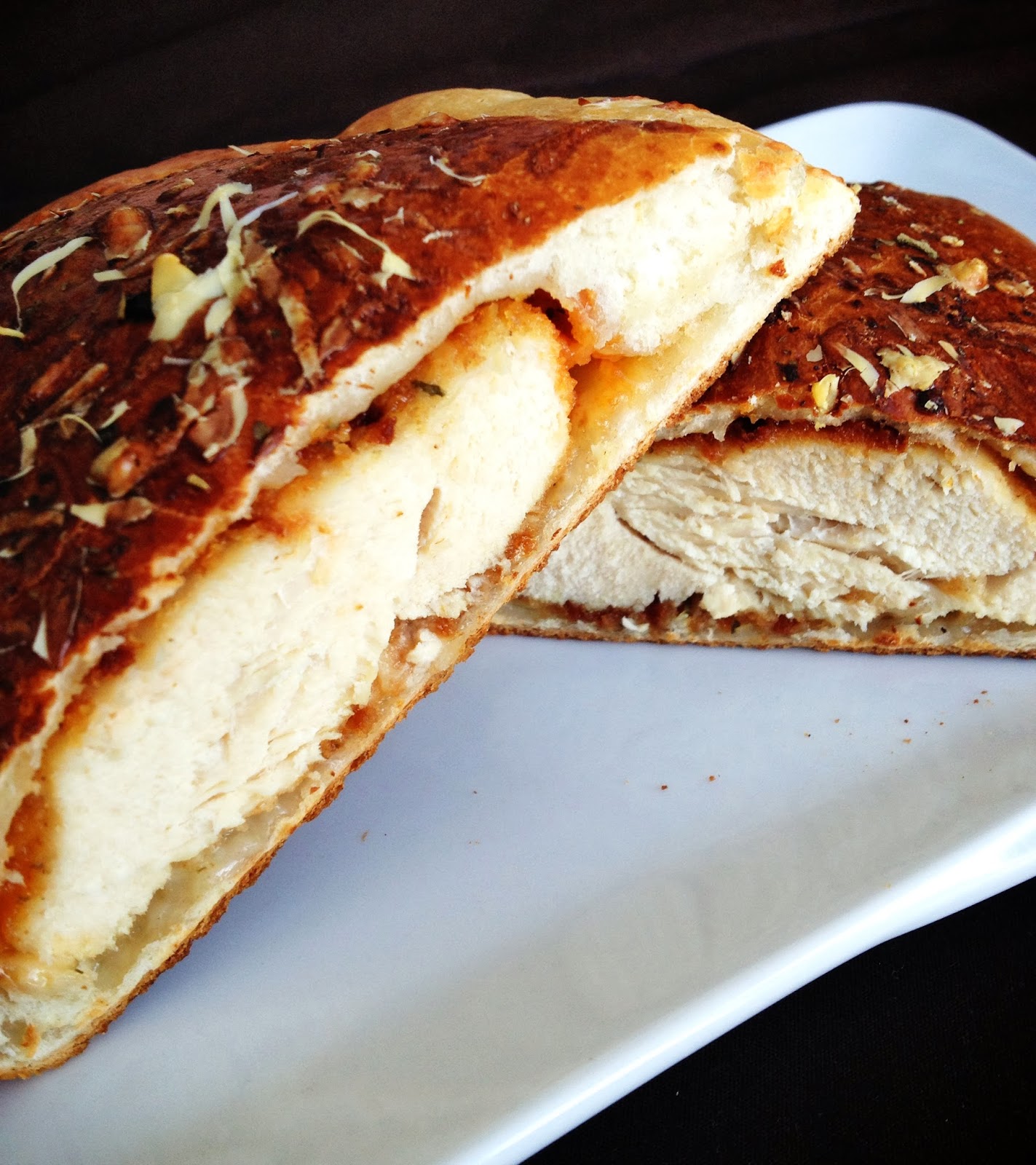 Secrets of a Condo Cook: Skinny Chicken Parmesan Calzones