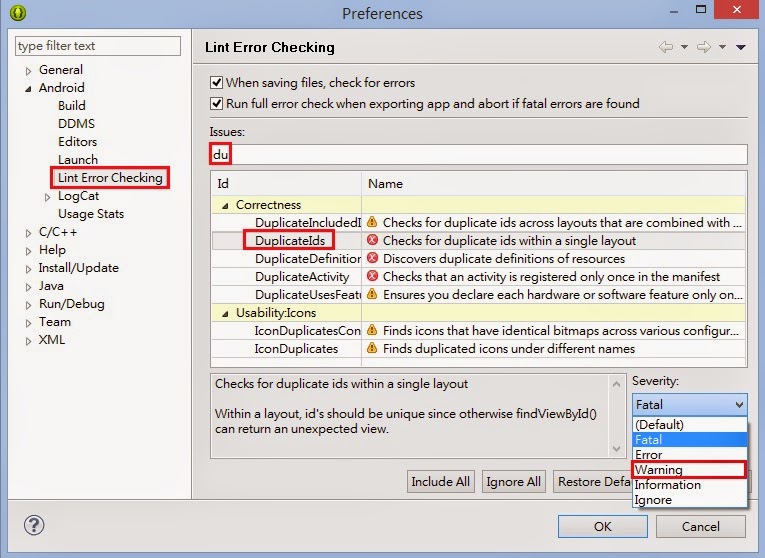 Android Duplicate Id Idxxx Already Defined Earlier In This Layout