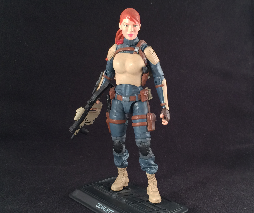 Custom G.I. Joe figures by ceraurus: Scarlett