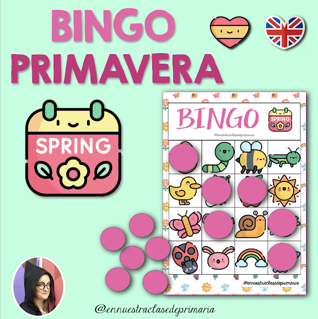 En nuestra clase de Primaria: BINGO DE PRIMAVERA