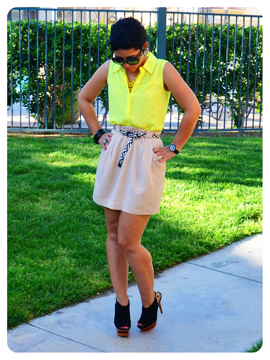 OOTD: How to Rock Neon + Neutrals |Fashion, Lifestyle, and DIY