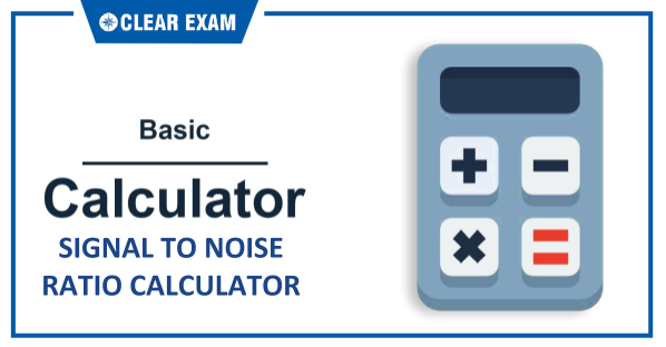 Signal to Noise Ratio Calculator