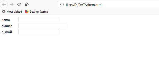 Membuat Formulir Atau Kotak Pesan Pada Web Dengan HTML - Golet Ilmu