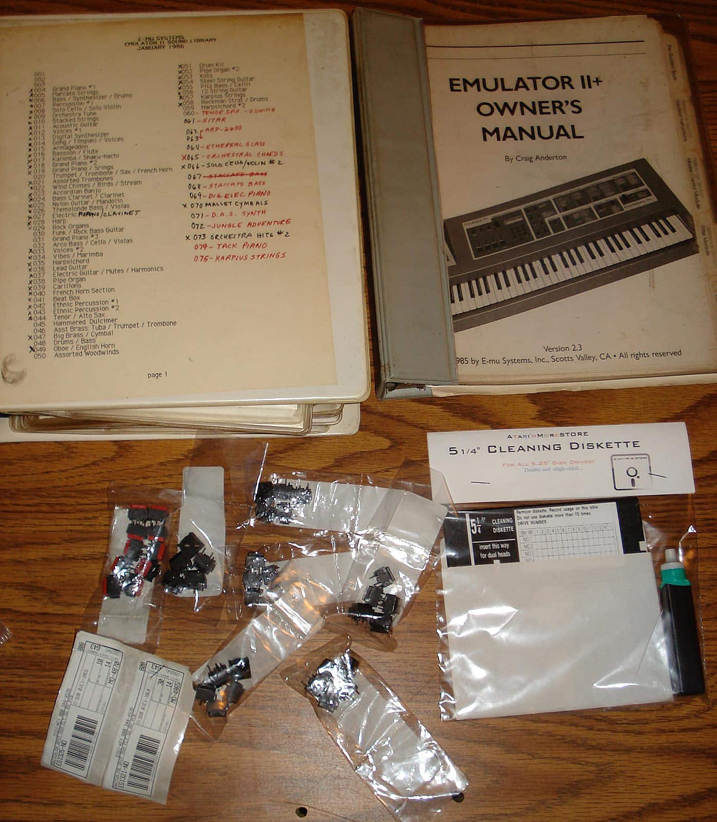MATRIXSYNTH: E-mu Emulator II+ 1985 Vintage Sampler with Expanded RAM ...