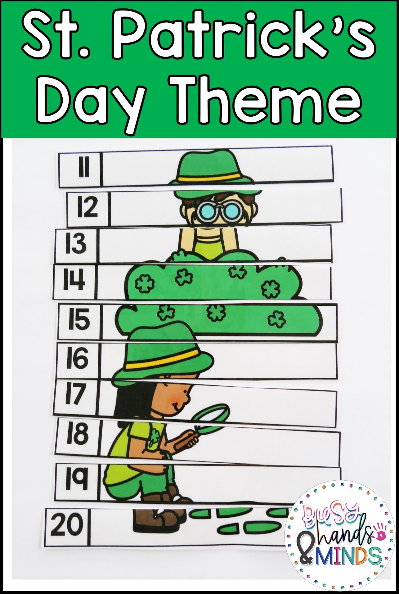 St. Patrick's Day Preschool Theme | Busy Hands and Minds
