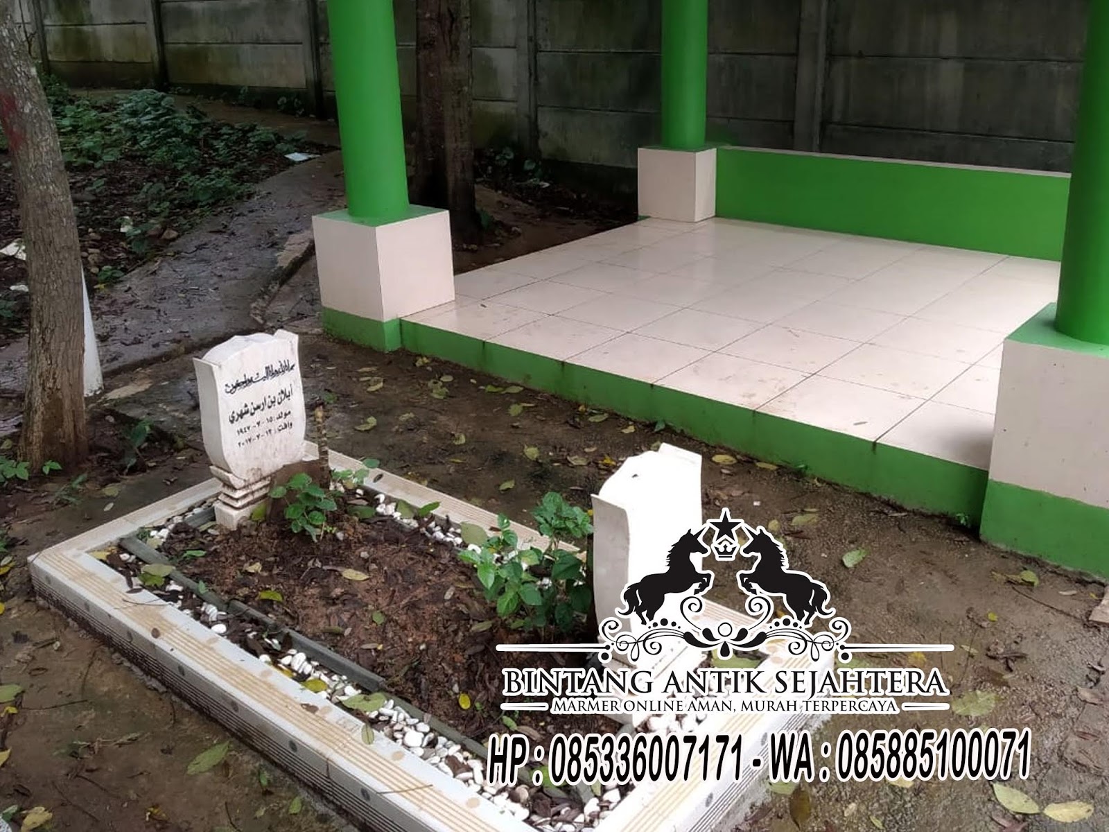 Model Batu Nisan Islam, Nisan Patok Marmer, Batu Nisan Marmer