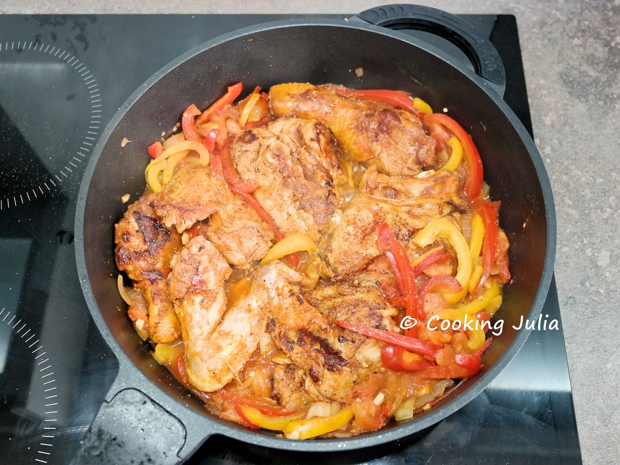 COOKING JULIA : POULET À LA MEXICAINE