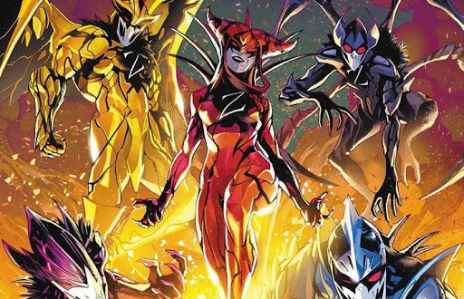 New Dark Rangers Introduced In Mighty Morphin' Power Rangers #53 - JEFusion