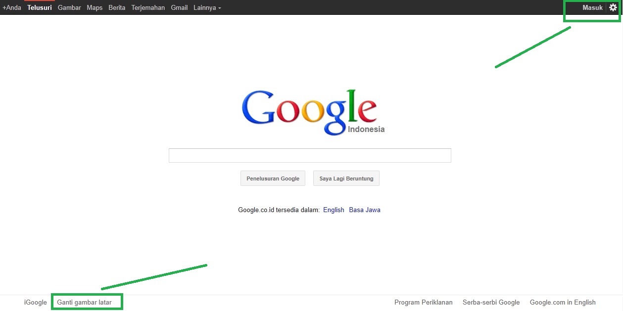 Cara Mengganti Latar Halaman Utama Google - Gils Blog