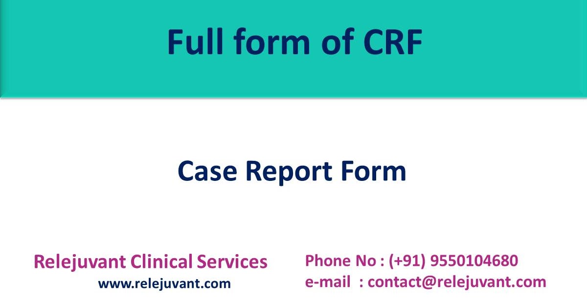 Full Form Of CRF Relejuvant Clinical Services full-form-of-crf-relejuvant-clinical-services