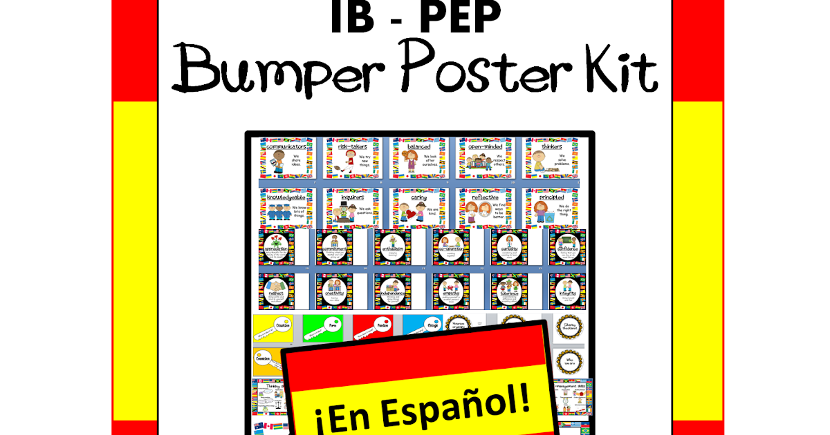 A Crucial Week: IB PYP (PEP) posters en Español (in Spanish)