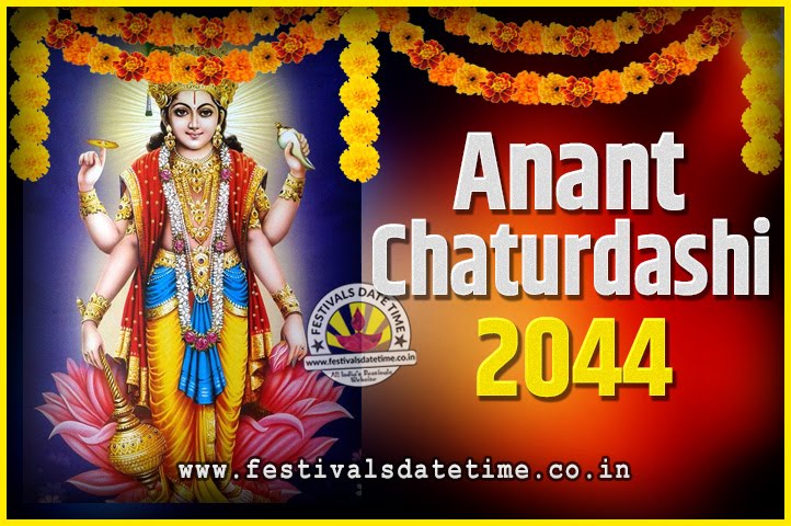 2044 Anant Chaturdashi Pooja Date and Time, 2044 Anant Chaturdashi ...