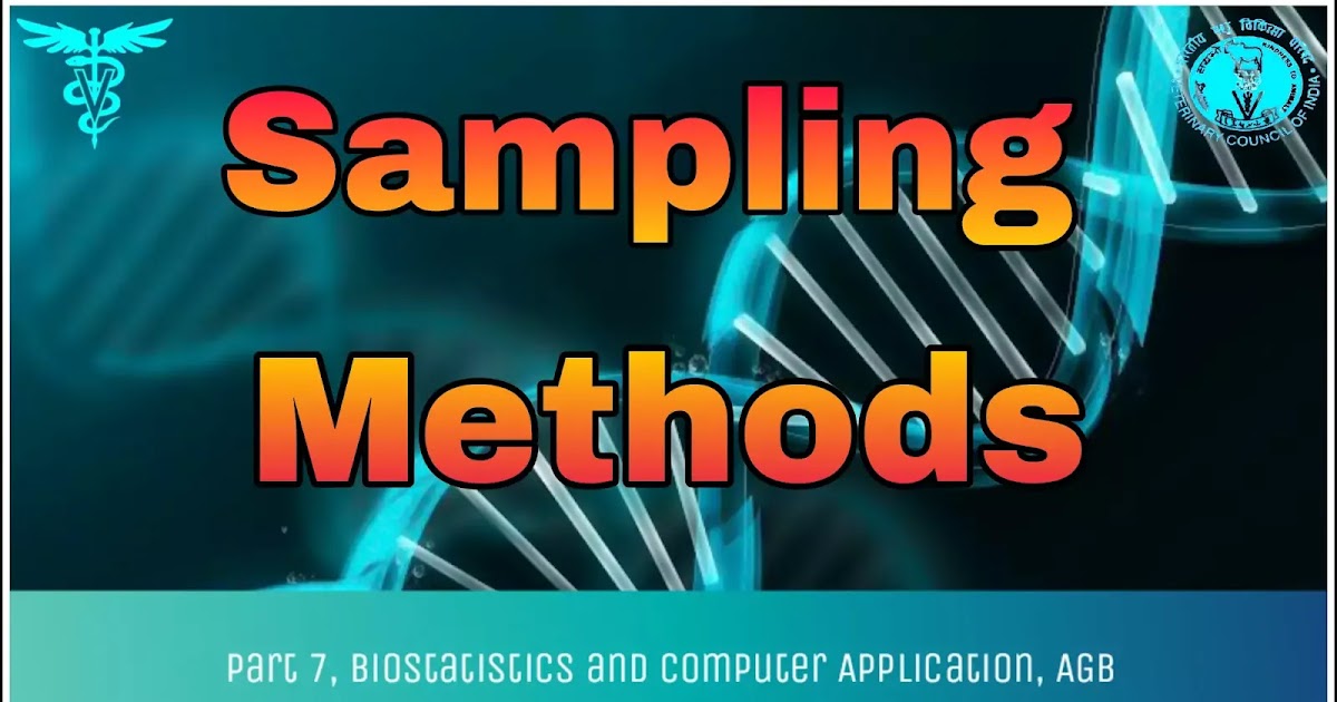 Sampling Methods.