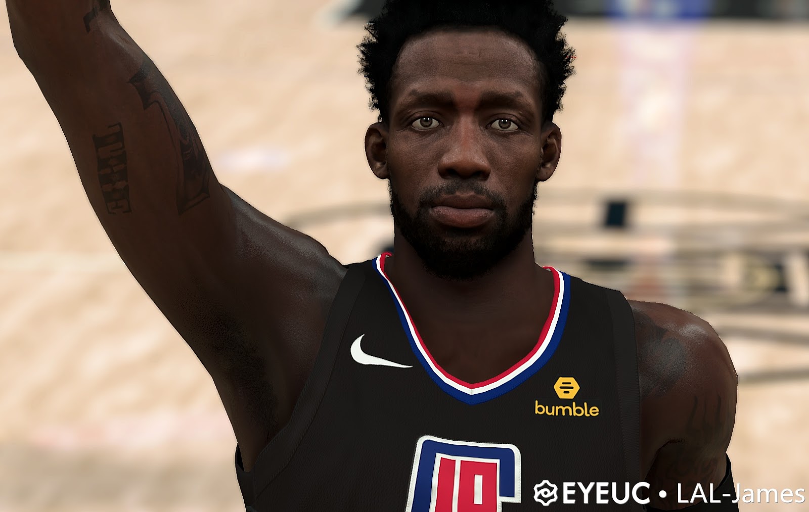 Patrick Beverley Cyberface, Hair and Body Model By LAL-James [FOR 2K21]