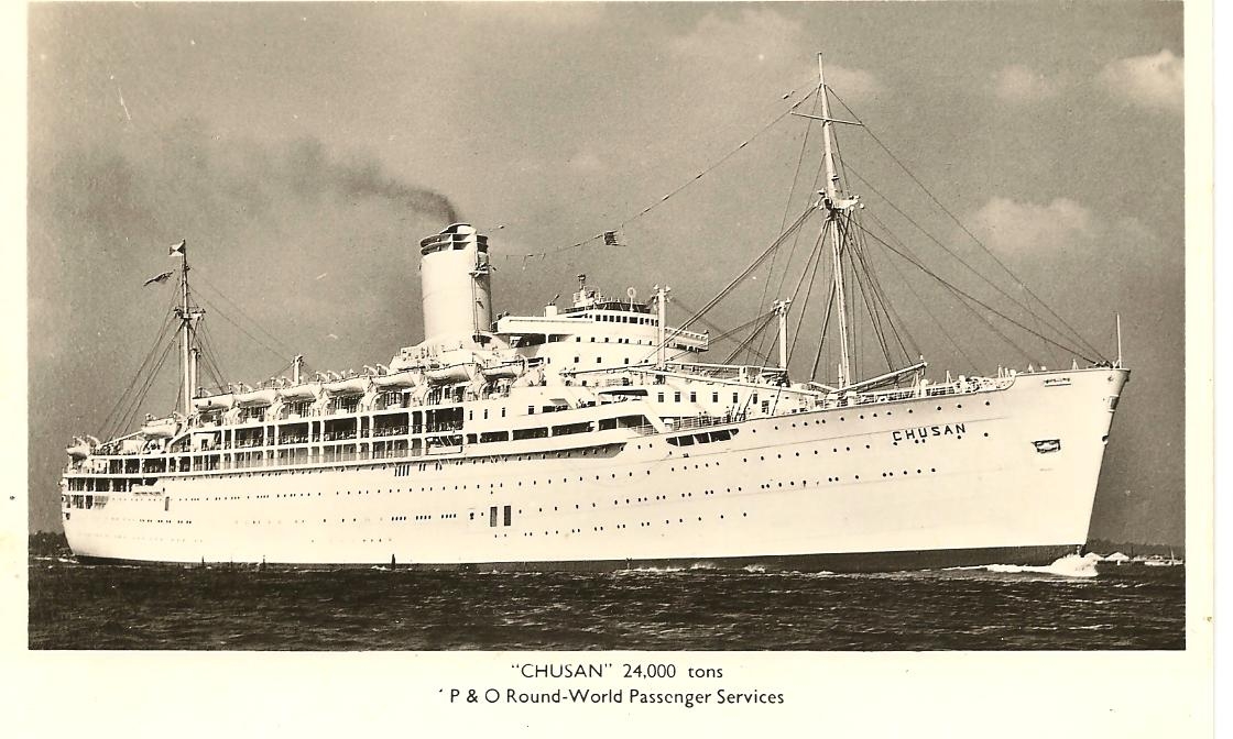 very fond memories of SS "CHUSAN"