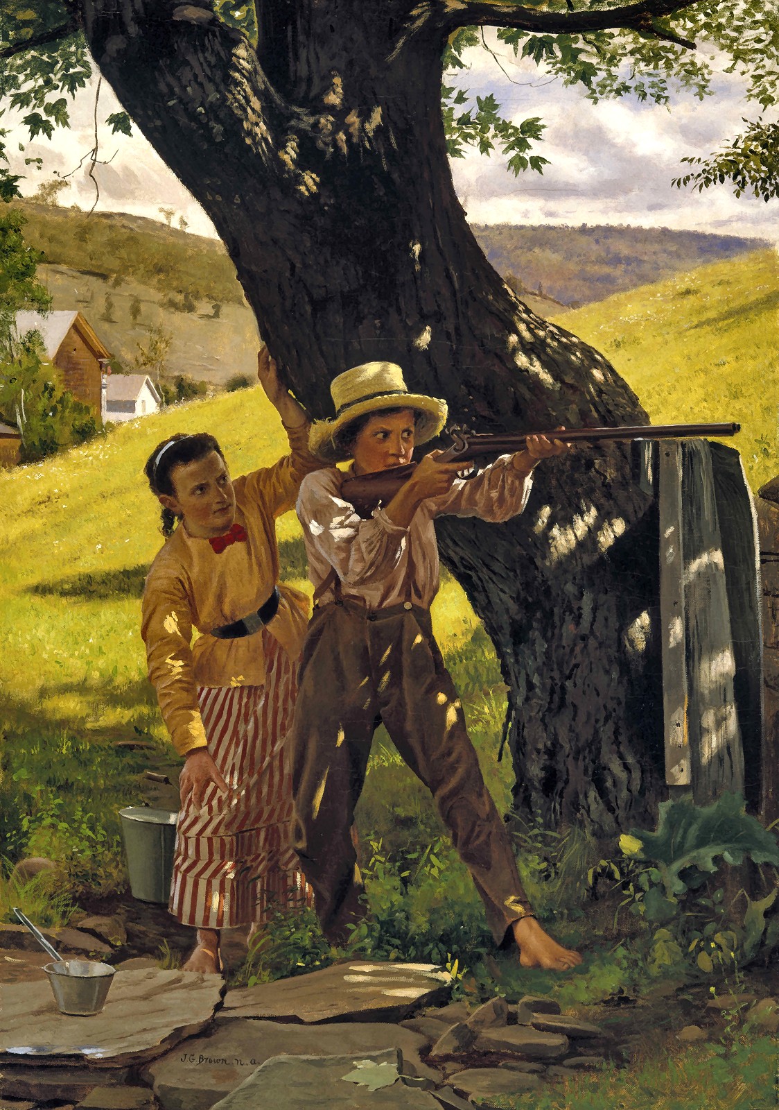 John George Brown | Genre painter | Tutt'Art@ | Pittura * Scultura ...