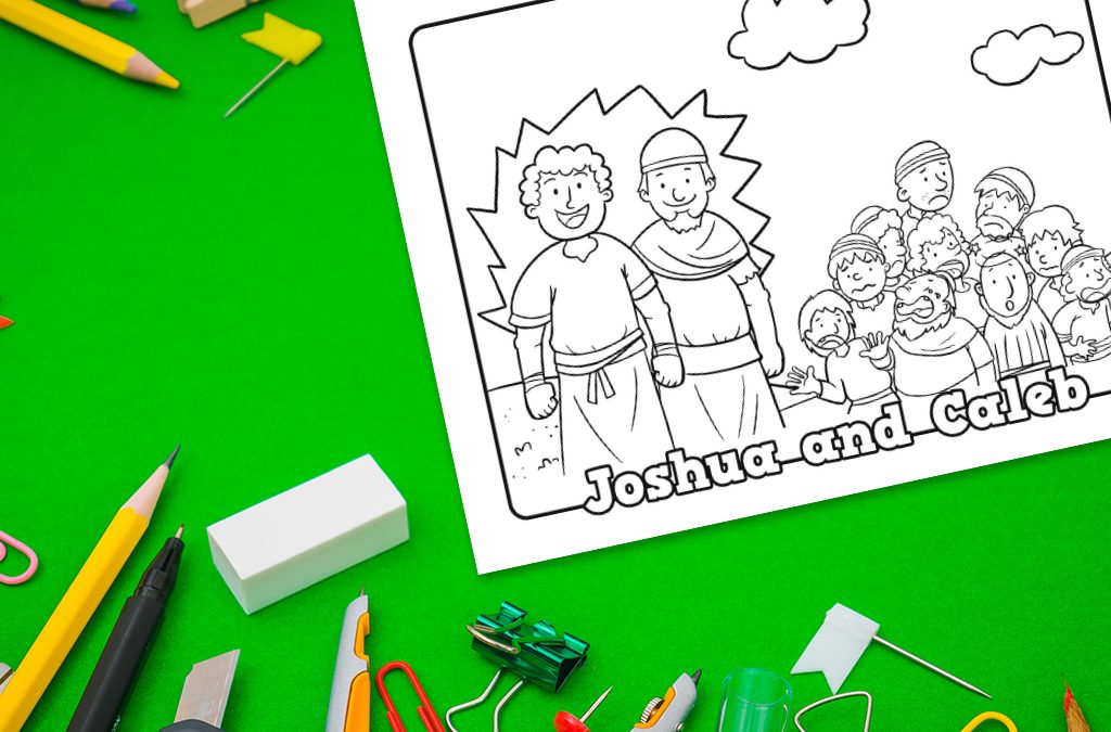 Joshua And Caleb Coloring Pages - Coloring Pages