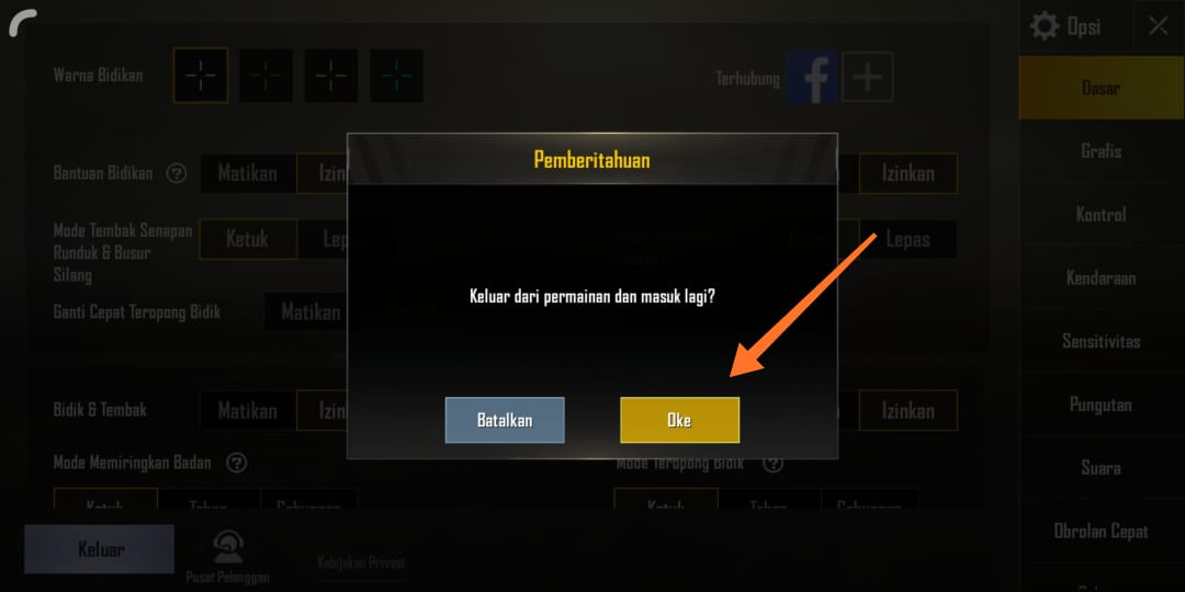 Cara Logout atau Ganti Akun PUBG Mobile Secara Mudah - Denpono Blog
