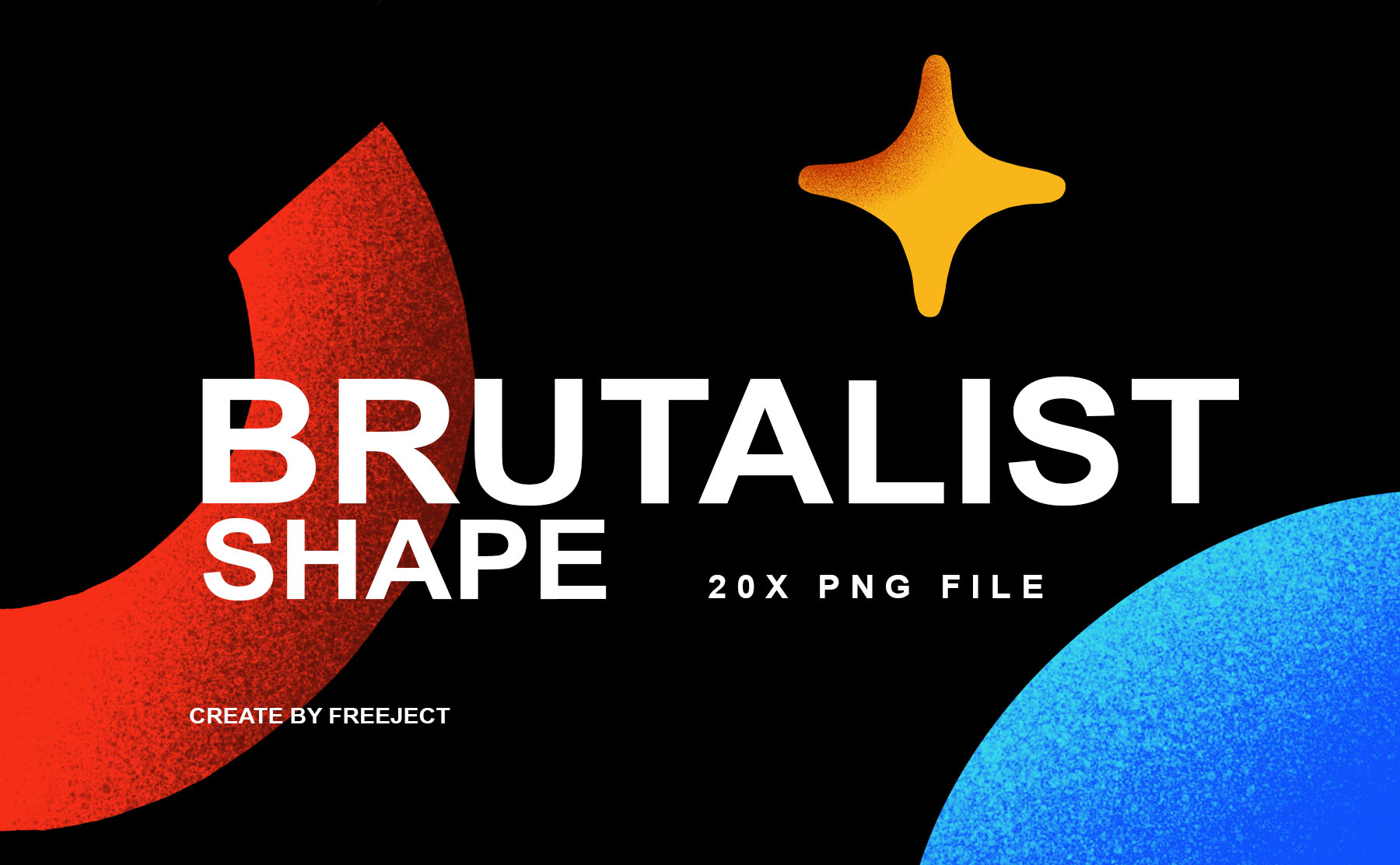 Free Download 20 Brutalist Shape - PNG File