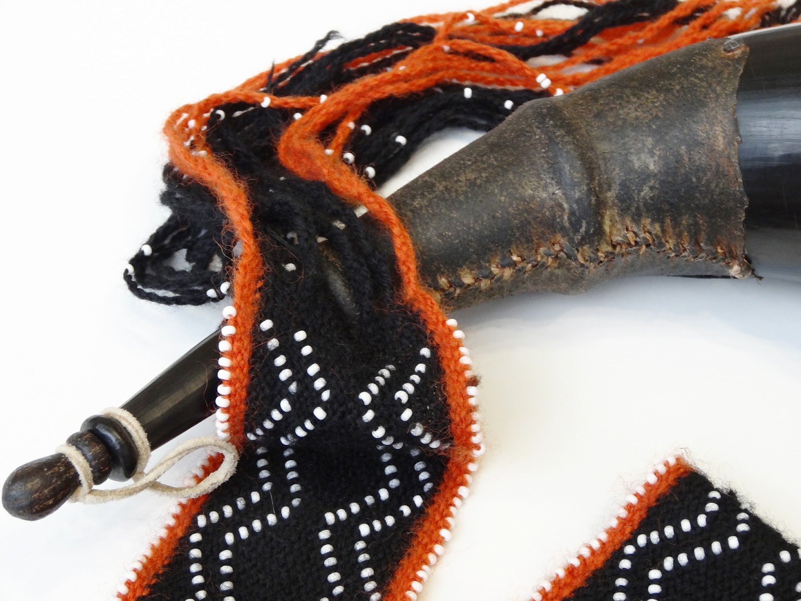 Contemporary Makers: Handwoven Powder Horn Strap by Alec Fourman