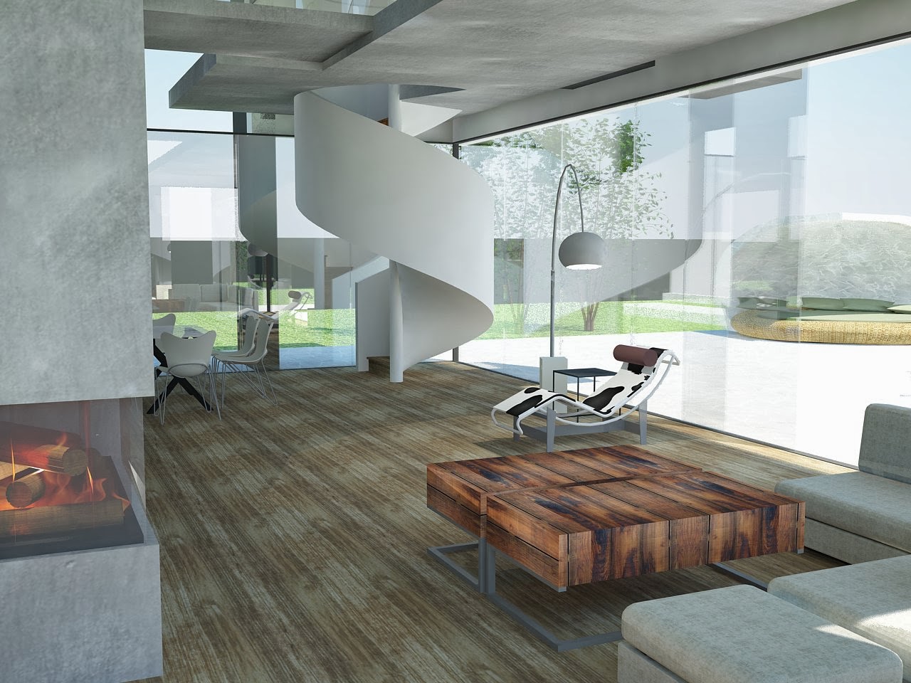 Alicja Scigaczewska: The Ramp House, interior design