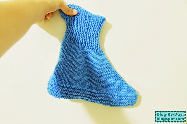 Meia Azul Para Adulto :: Receita #44 | Blog-By-Day