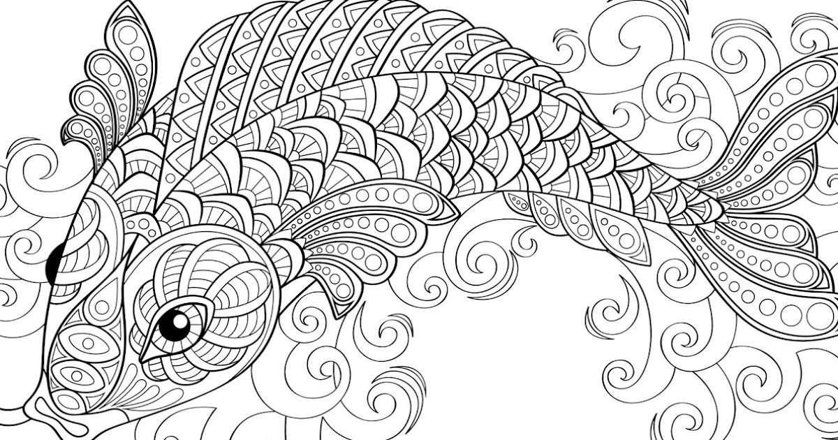 Fish Coloring Pages For Adults ~ Coloring Pages