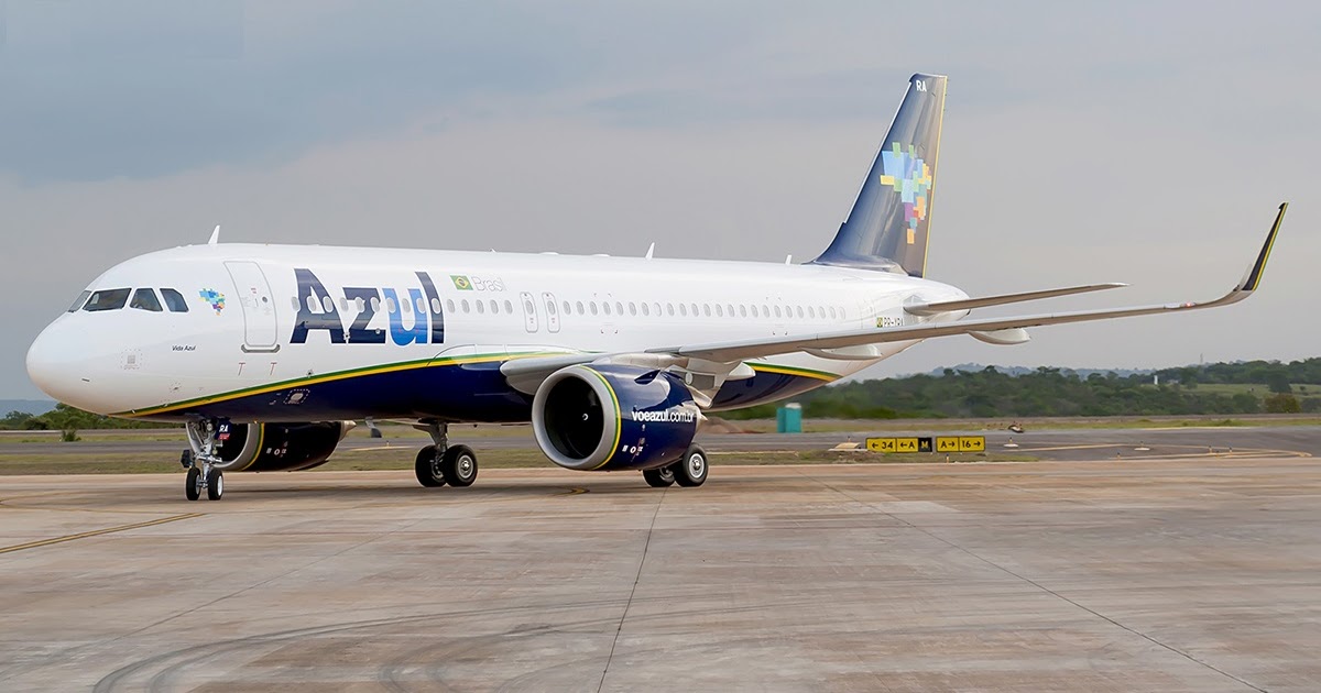 Azul recebe 14ª aeronave Airbus A320Neo.
