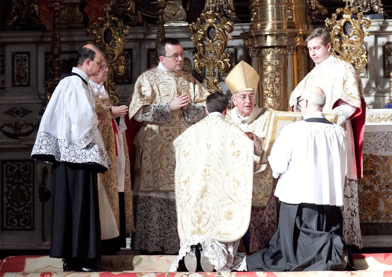 New Liturgical Movement: An Ordination at the London Oratory