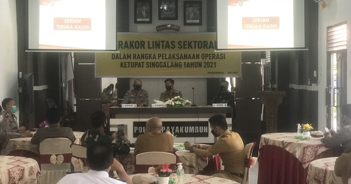 Rakor Lanjutan Lintas Sektoral Ops Ketupat 2021 Ini Pembahasannya