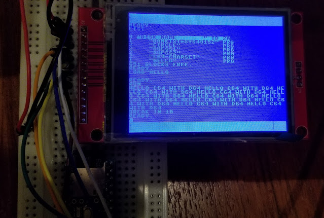 Tech with Dave: C64 Emulator for Teensy 4.1 LCD/USB/SD(D64)