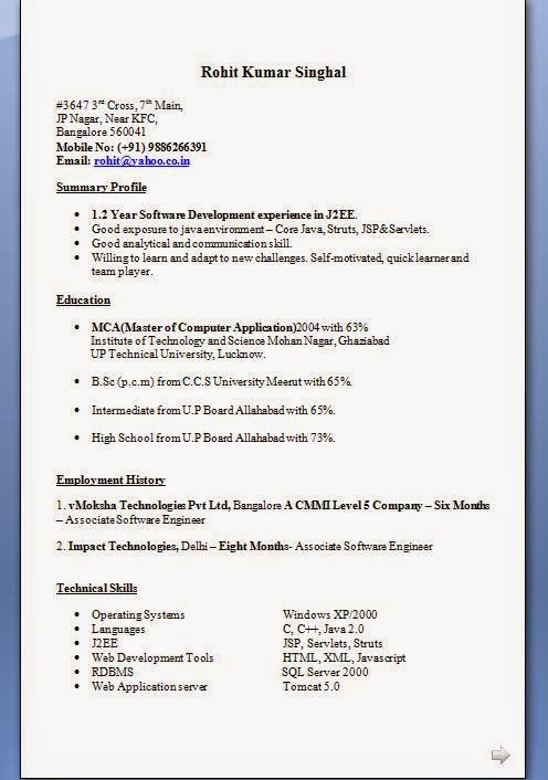 how to write a resume pdf