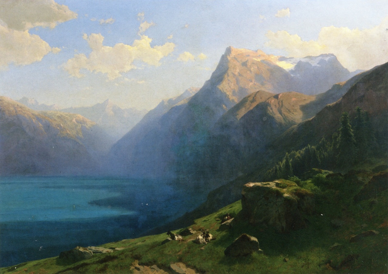 Viático de Vagamundo: Swiss lakes by Alexandre Calame