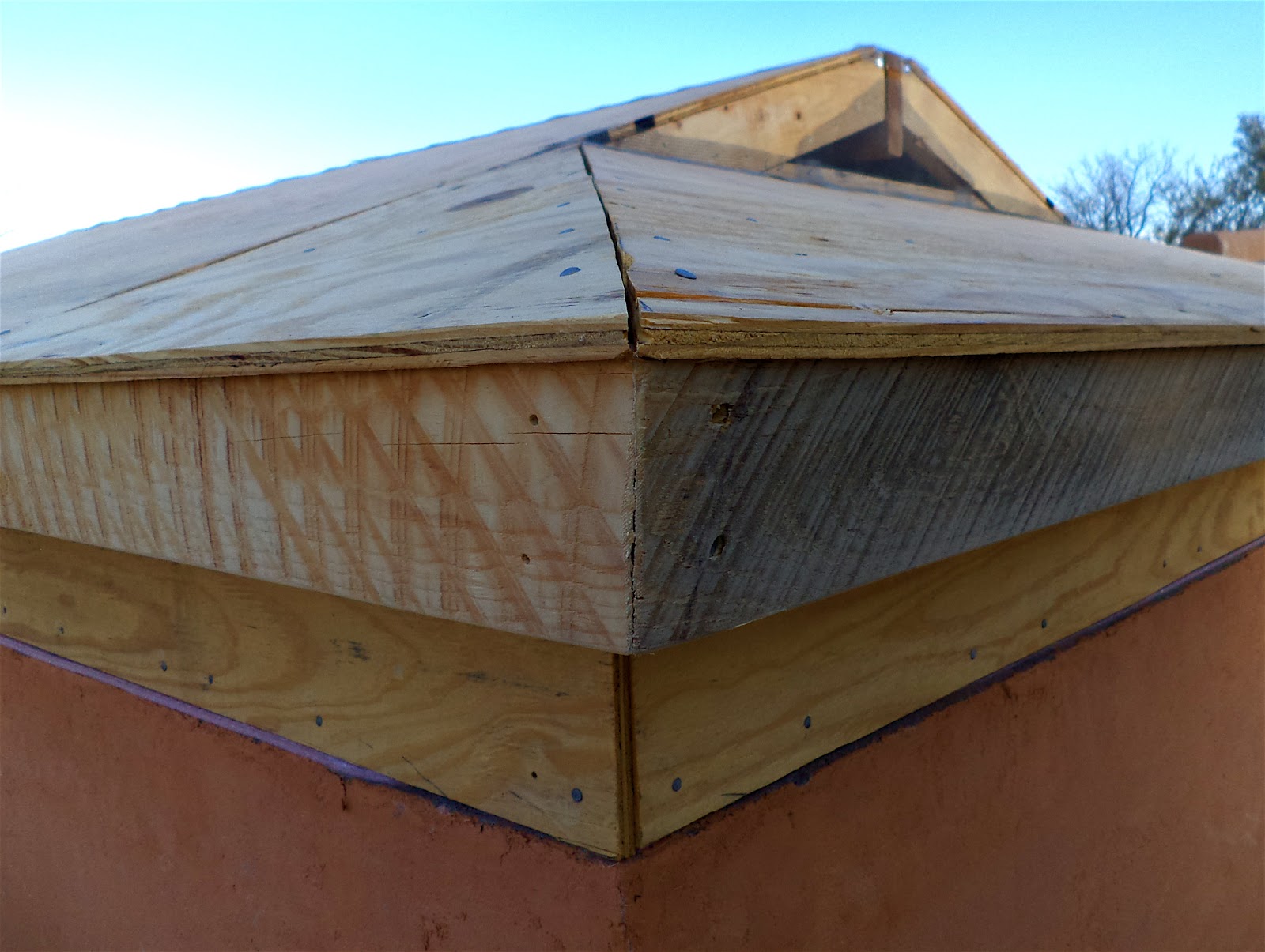 Alt. Build Blog: Building A Well House #5: Corrugated Metal Roof