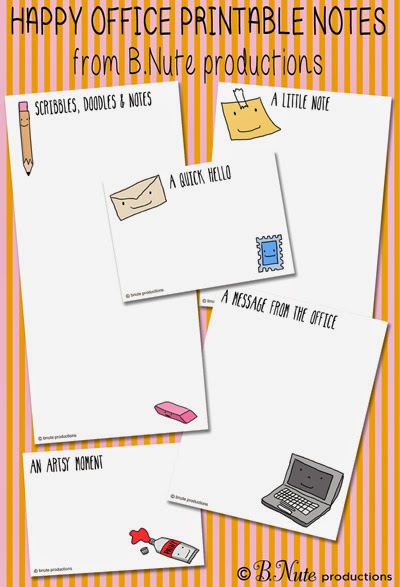 bnute productions: Free Printable Super Cute Kawaii Notes for Home ...
