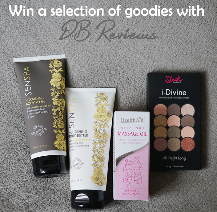 Win a Bundle of Goodies - DB Reviews - UK Lifestyle Blog