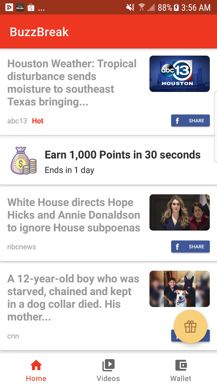 Read the News on an App called BuzzBreak and Earn Money