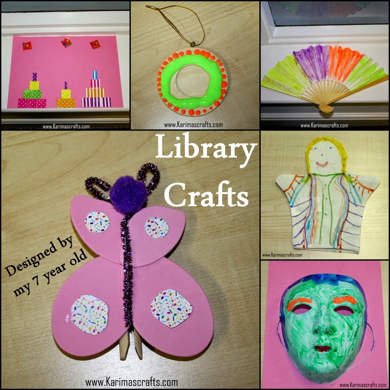 Karima's Crafts: Crafts by my 7 year old