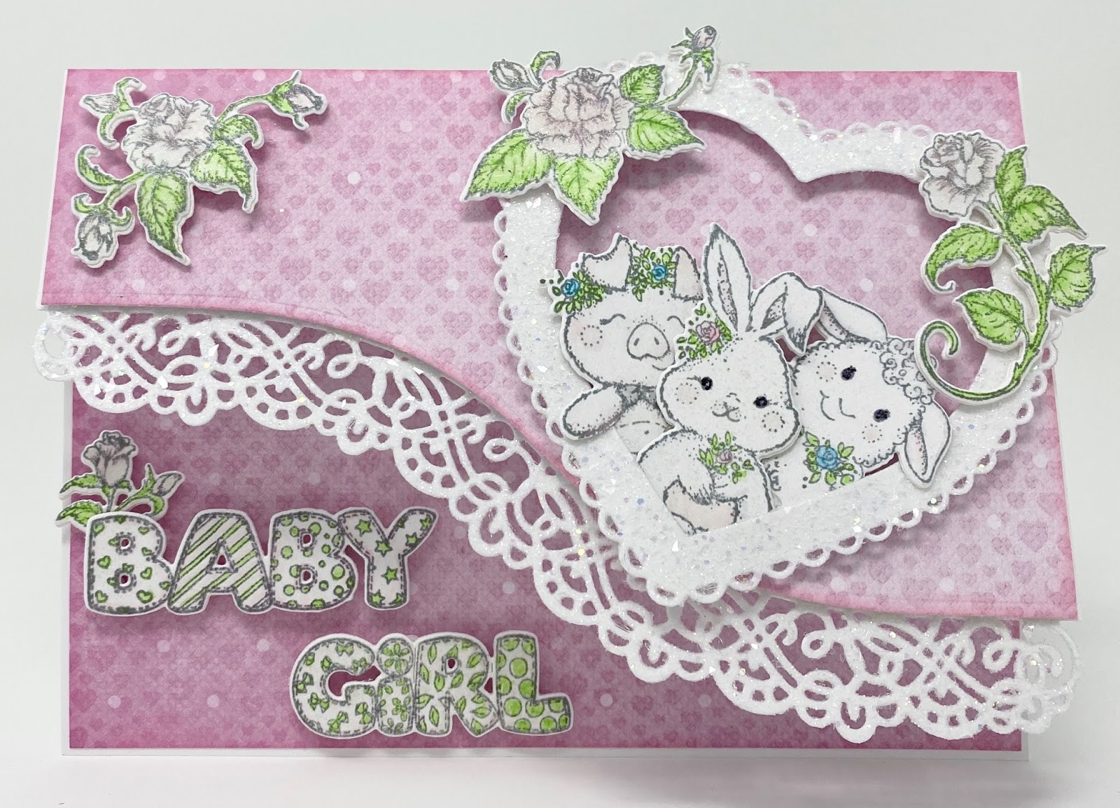 Jan's Paper Flowers: Heartfelt Creations - Hush Little Baby