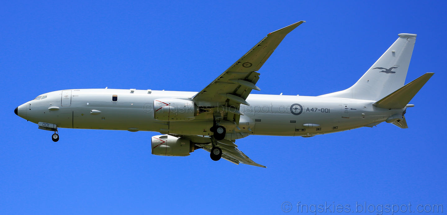 Far North Queensland Skies: RAAF P-8A Poseidon A47-001 first visit to ...