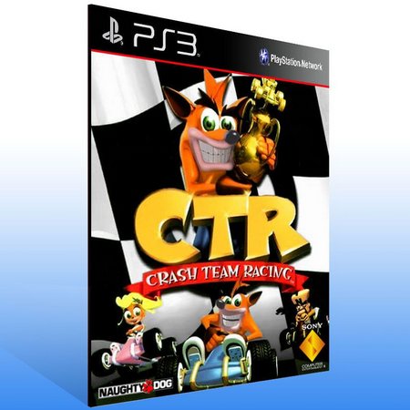 MC JOGOS DIGITAIS: CTR CRASH TEAM RACING PARA PS3